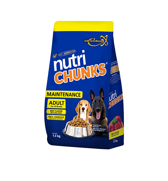 Nutri Chunks Maintenance Beef 1.3kg – Pet Culture PH