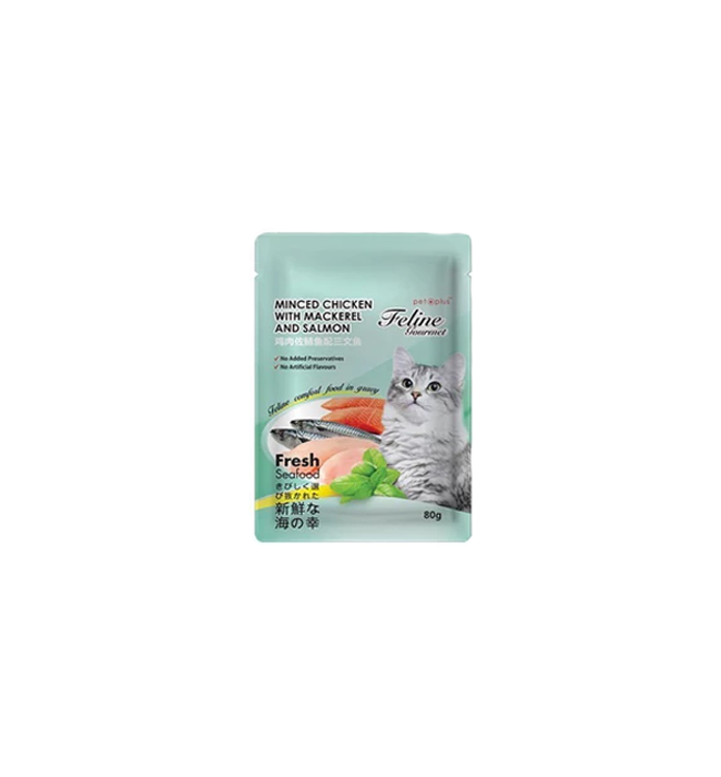 Feline Gourmet Pouch Cat Wet Food 80g – Pet Culture PH