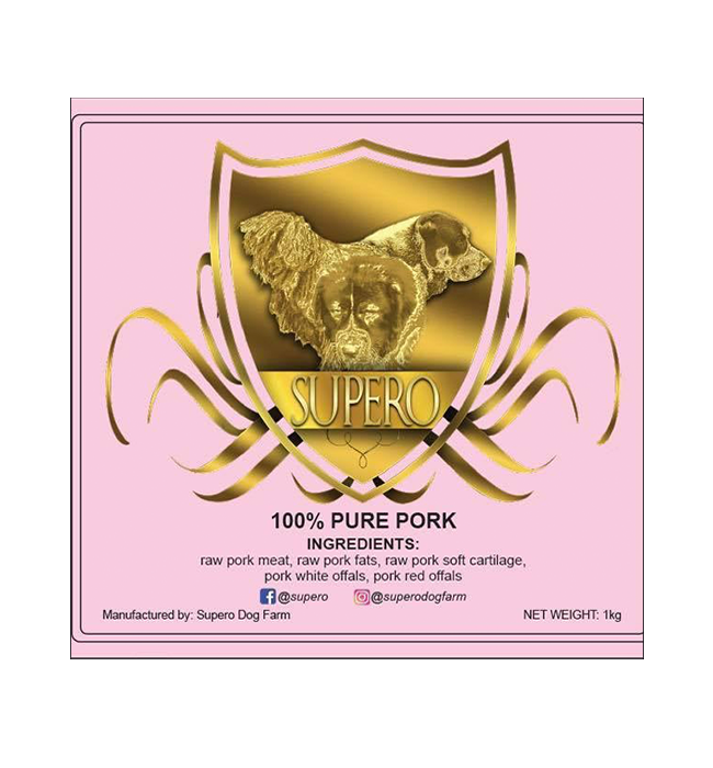 Supero Raw Dog Food 600g and 630g – Pet Culture PH